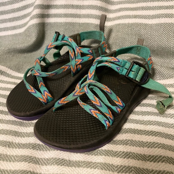 Chaco | Shoes | Chacos Patterned Sandals Size | Poshmark